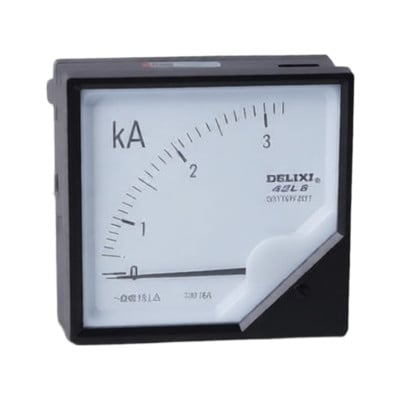 Delixi Electric 42L6A3000 Analog Panel Ammeter Chip for Electrical Current Measurement