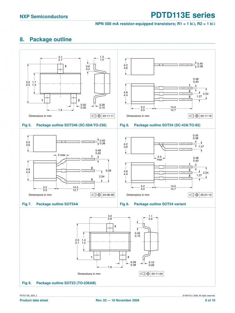 PDTD113ET datasheet page 7