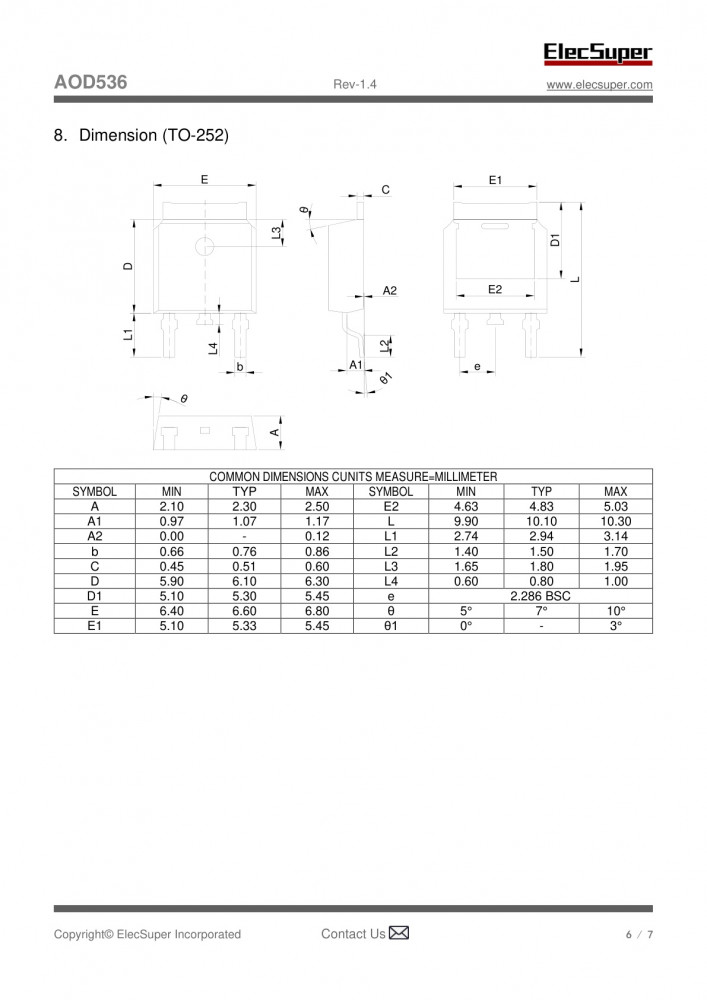 AOD536 datasheet page 6