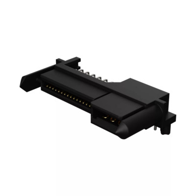 EXTreme LPHPower Receptacle Header, Right-Angle, 2 Power Contacts, 32 Signal Contacts, Select Gold (Au) Plating, for 1.57mm Thick PC Board, with Guide Posts and Press-fit Plastic Pegs for sale