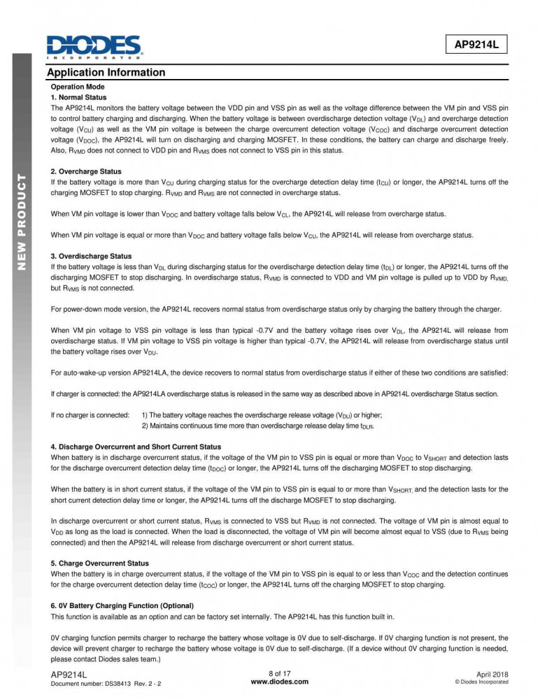 AP9214L datasheet page 8