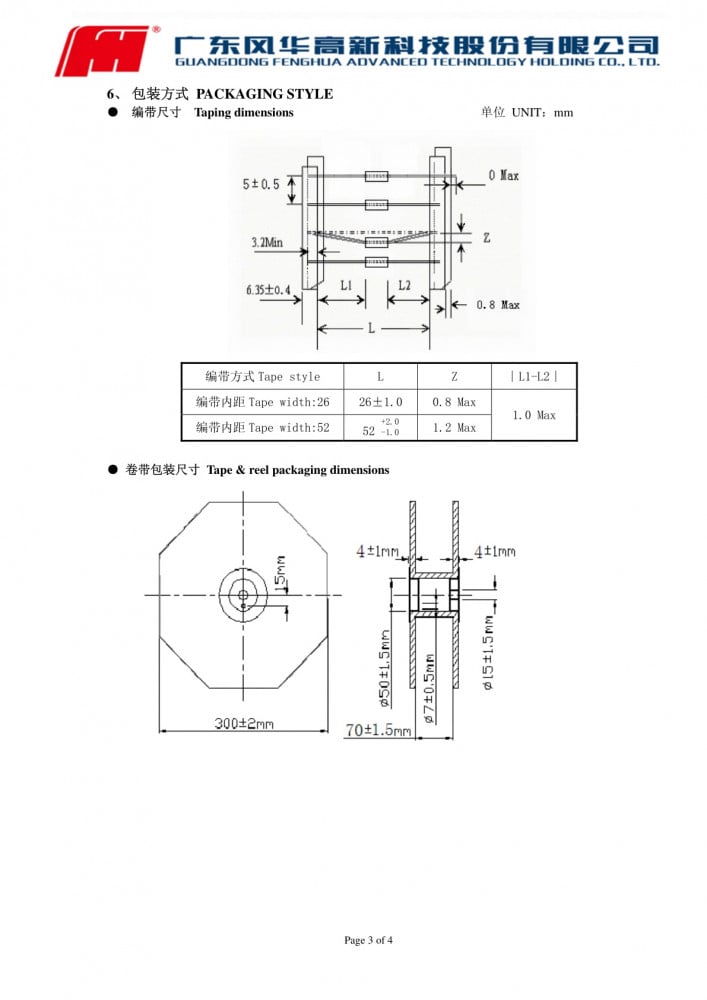 RH3.5x0.8x4.7P52E specification page 4
