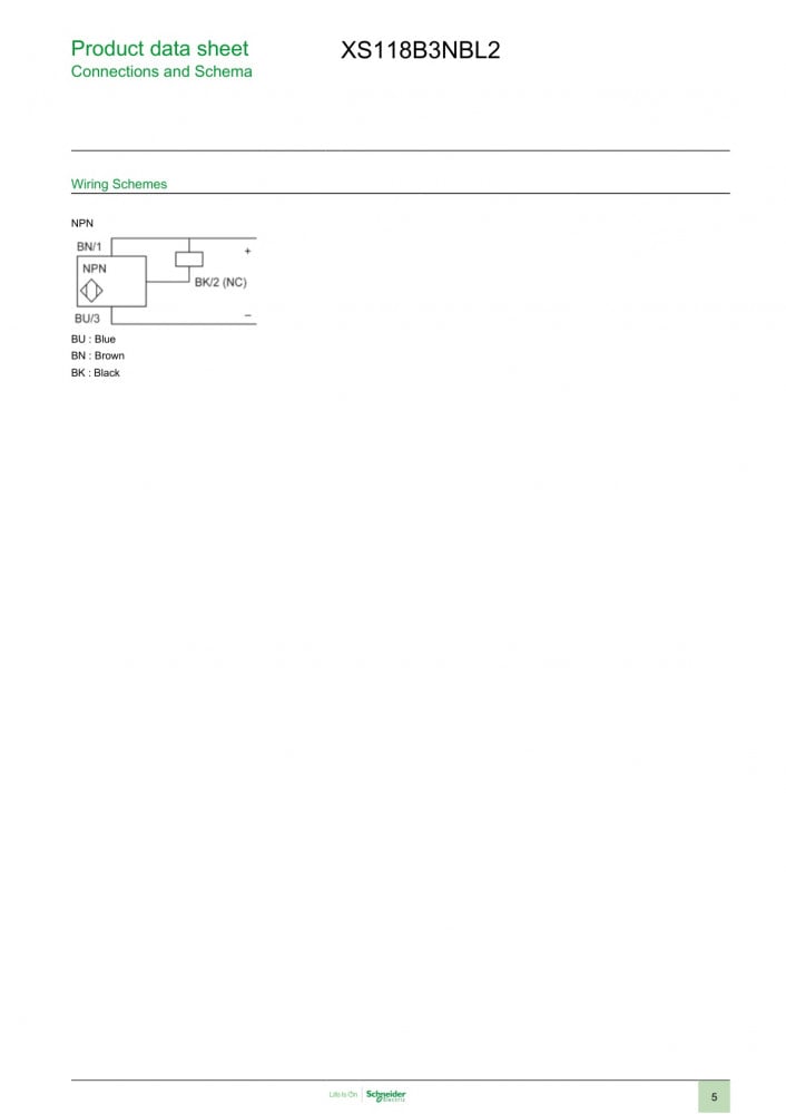 XS118B3NBL2 technical document page 5