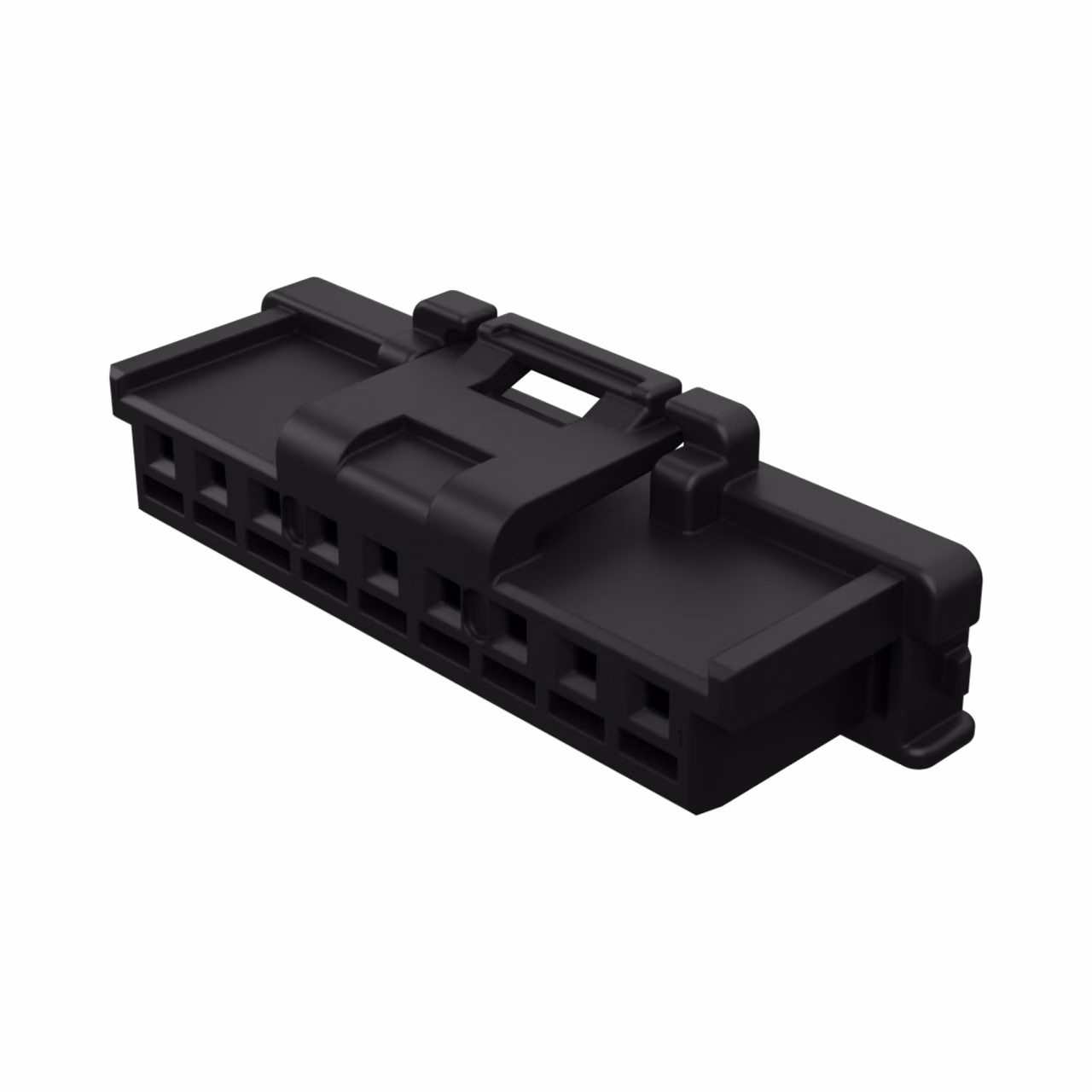 DuraClik TPA Wire-to-Board Receptacle Housing, 9 Circuits, Black for sale