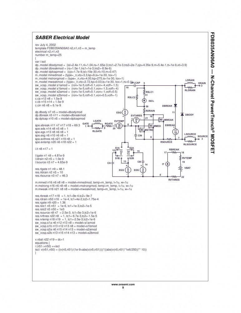 FDB035AN06A0 datasheet page 10
