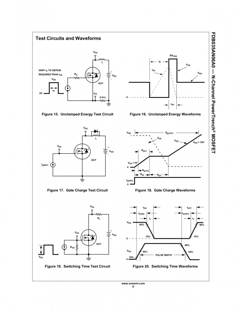 FDB035AN06A0 datasheet page 7