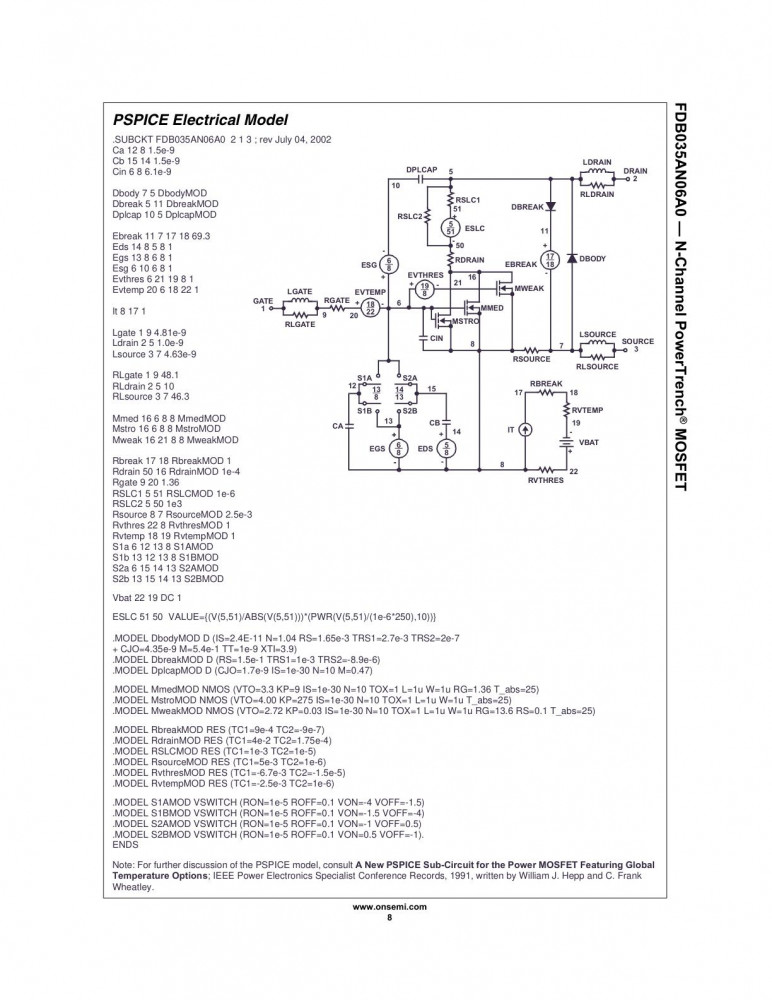 FDB035AN06A0 datasheet page 9