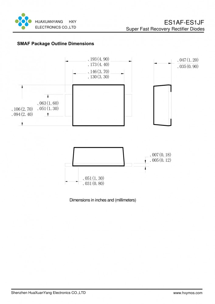 ES1JF datasheet page 3
