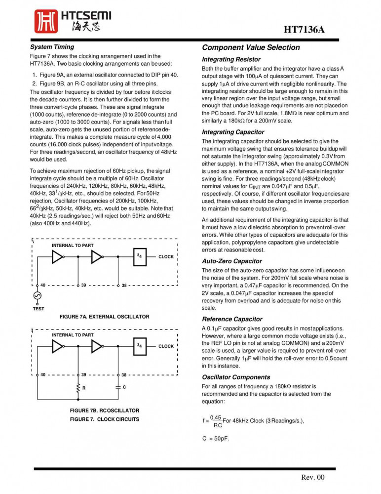 HT7136A datasheet page 10