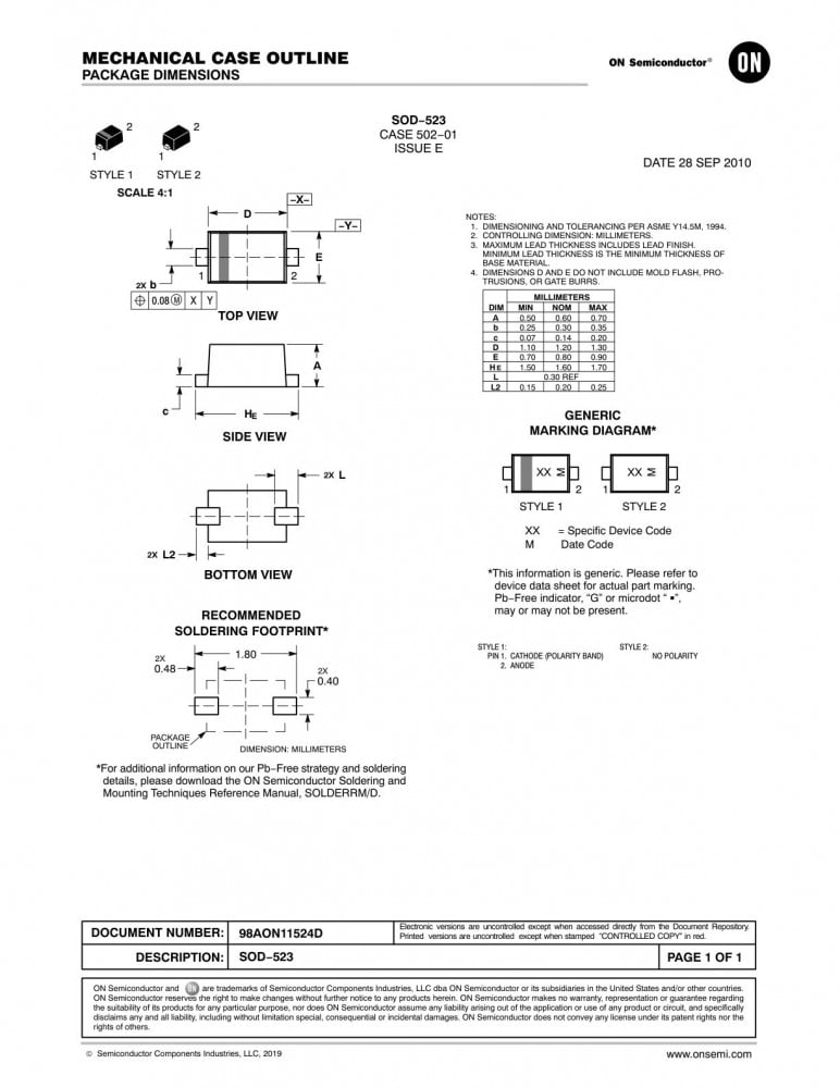 SZESD7351P2T5G datasheet page 7