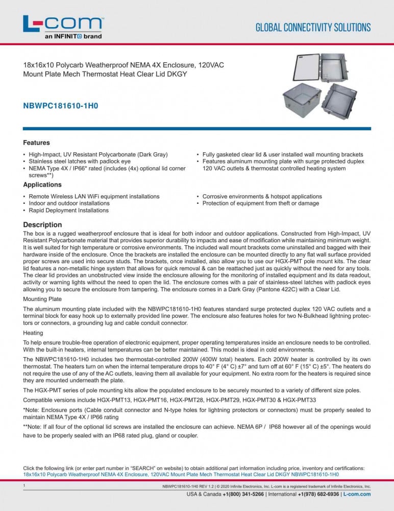 NBWPC181610-1H0 technical document page 1