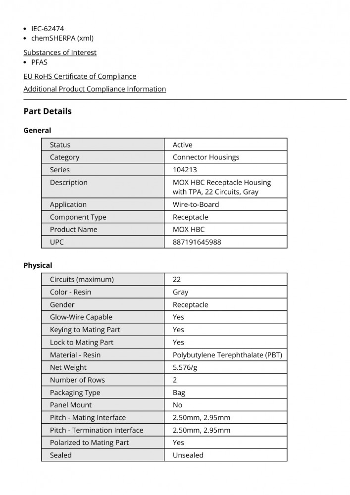 Technical specification page image 2