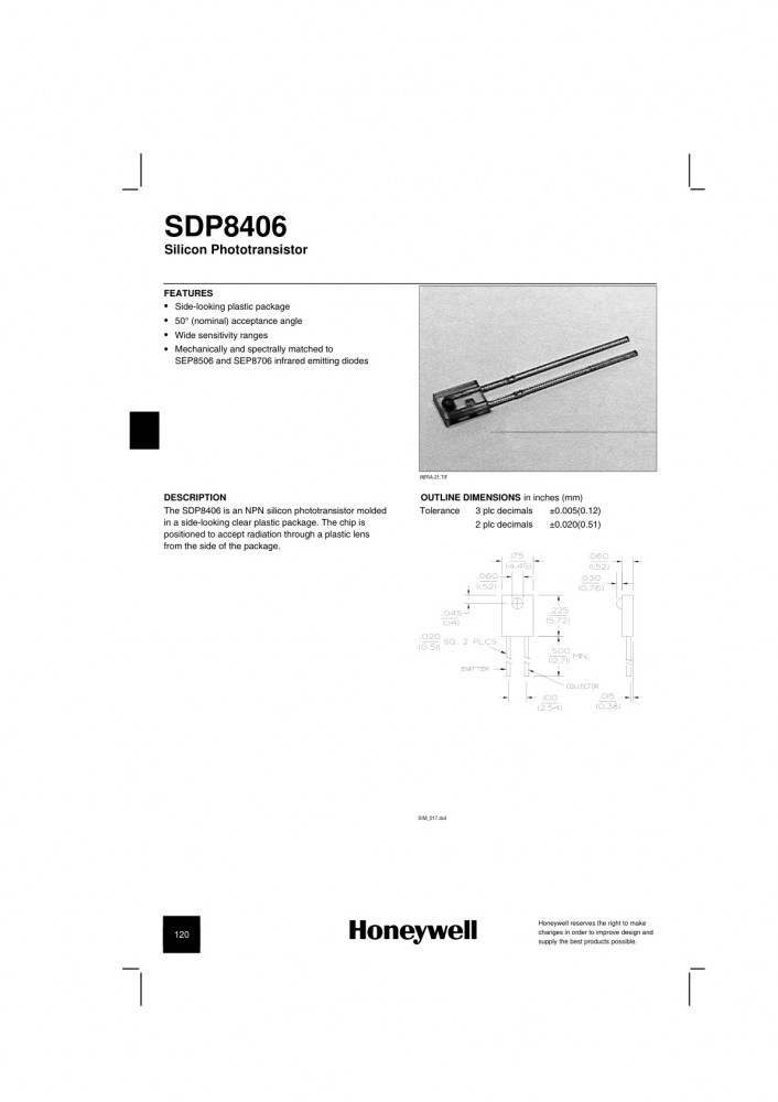 SDP8406 datasheet page 1