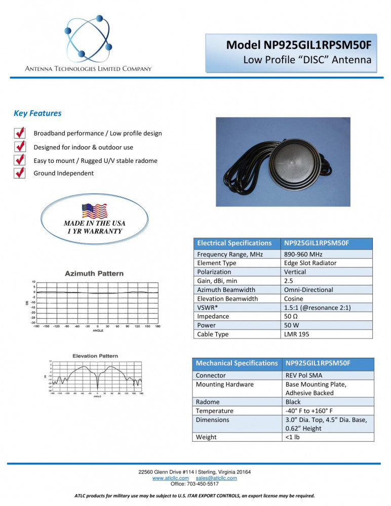 NP925GIL1RPSM50F technical document page