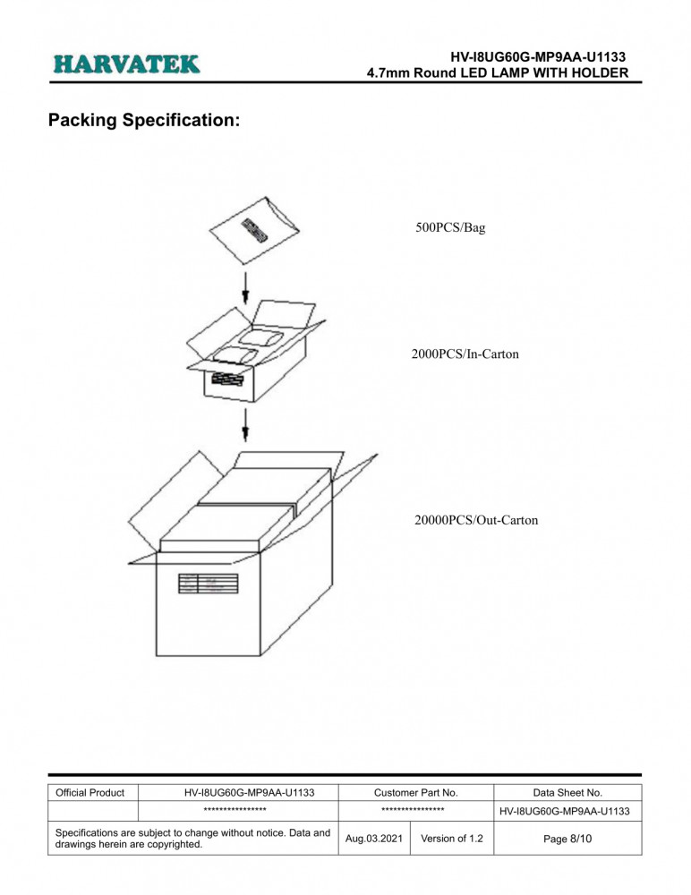 HV-I8UG60G-MP9AA-U1133 datasheet page 8