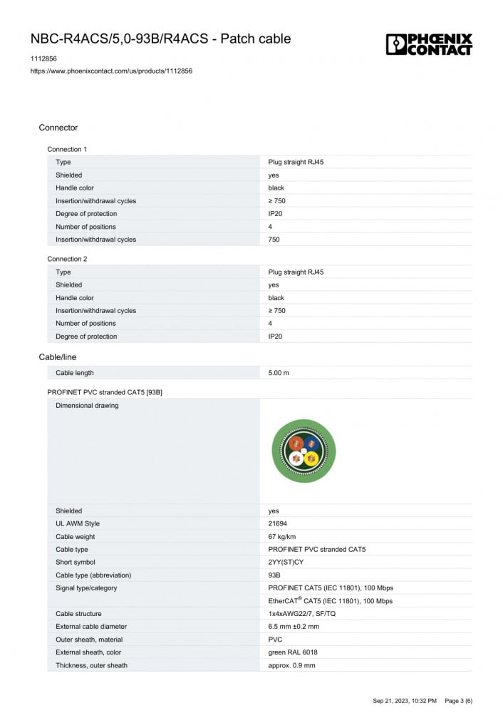 Phoenix Contact 1112856 technical document page 3
