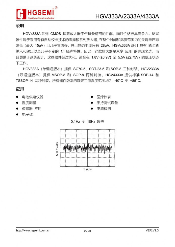 HGV333AIM5/TR datasheet page 2