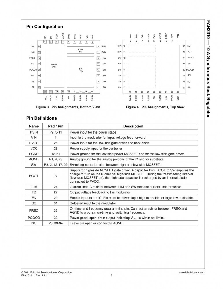 FAN2310 datasheet page 4