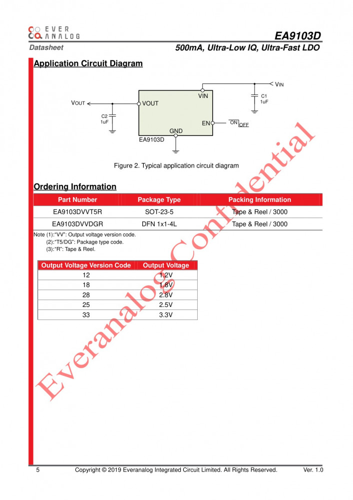 EA9103D datasheet page 5