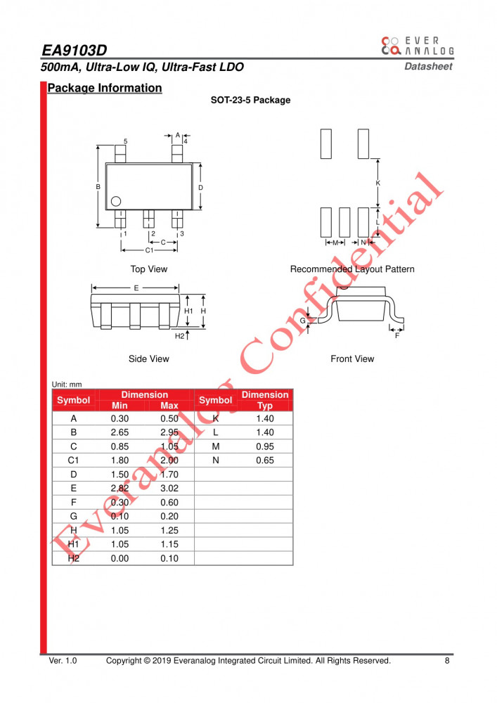 EA9103D datasheet page 8