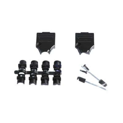 MH CONNECTORS MHDTZK15BKRAPCBK-K D-Sub Backshell Hood