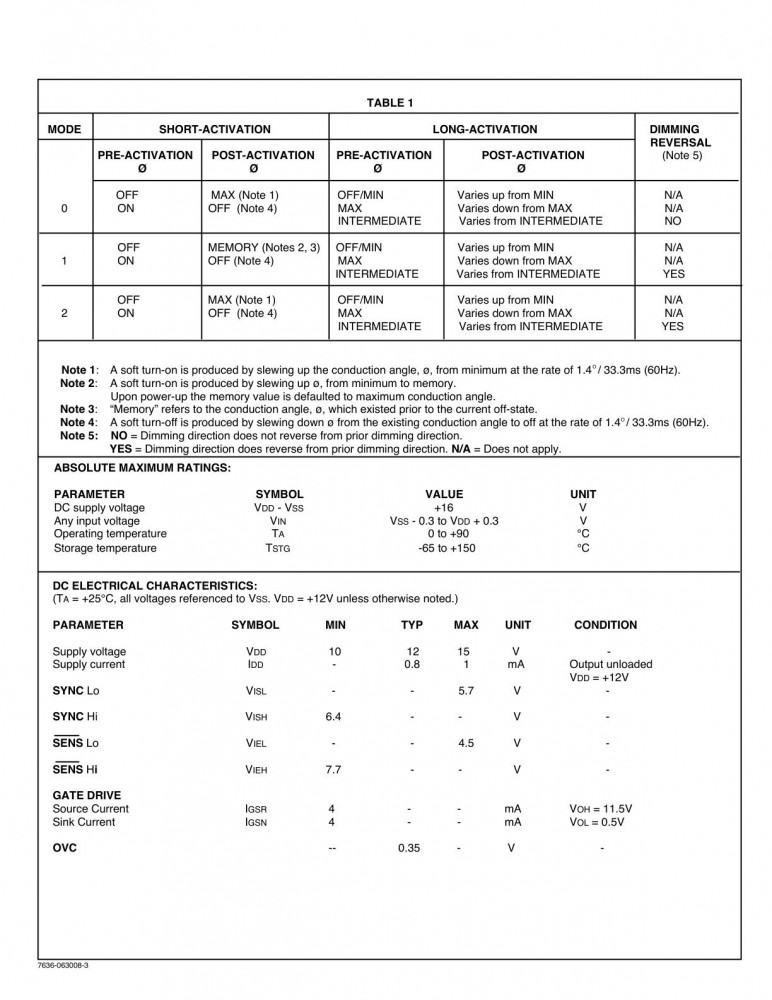 LS7636-S datasheet page 3