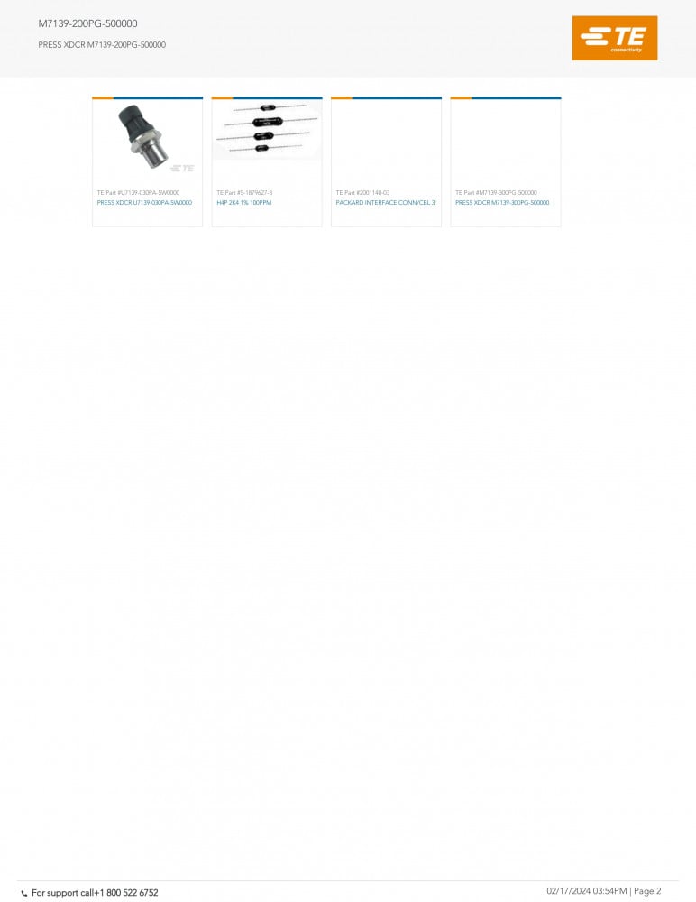 M7139-200PG-500000 technical document page 2