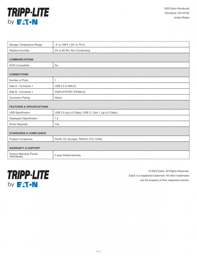 U344-001-DP-4K technical document page 3