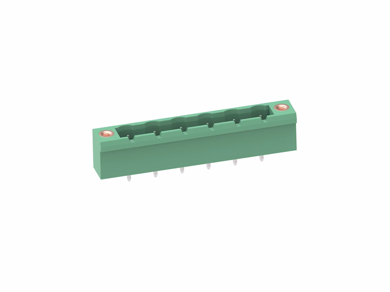 2.54mm Pitch C-Grid Header, Breakaway, Dual Row, Vertical, with Retention Pin, 64 Circuits, 6.10mm Mating Pin Length, 0.76µm Gold (Au) Selective Plating