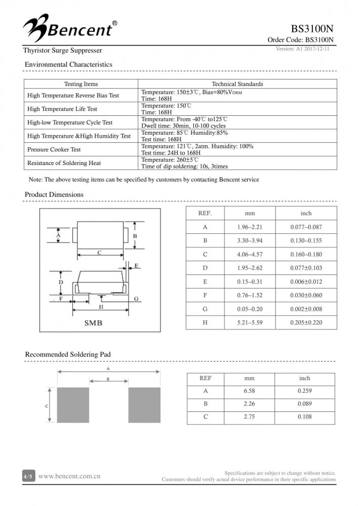 BS3100N datasheet page 4