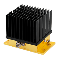Connectorized SMA-N, High Power, Linear Amplifier, 2500 MHz to 6000 MHz, 50Ω