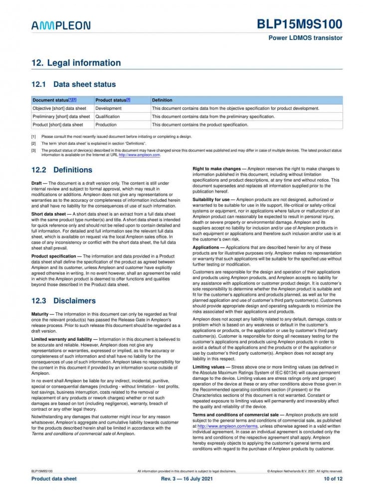 BLP15M9S100XY datasheet page 10