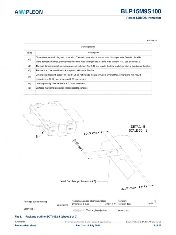 BLP15M9S100XY datasheet page 8
