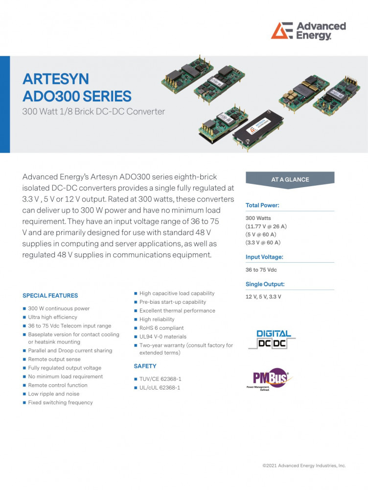 ADO300 series technical document page 1