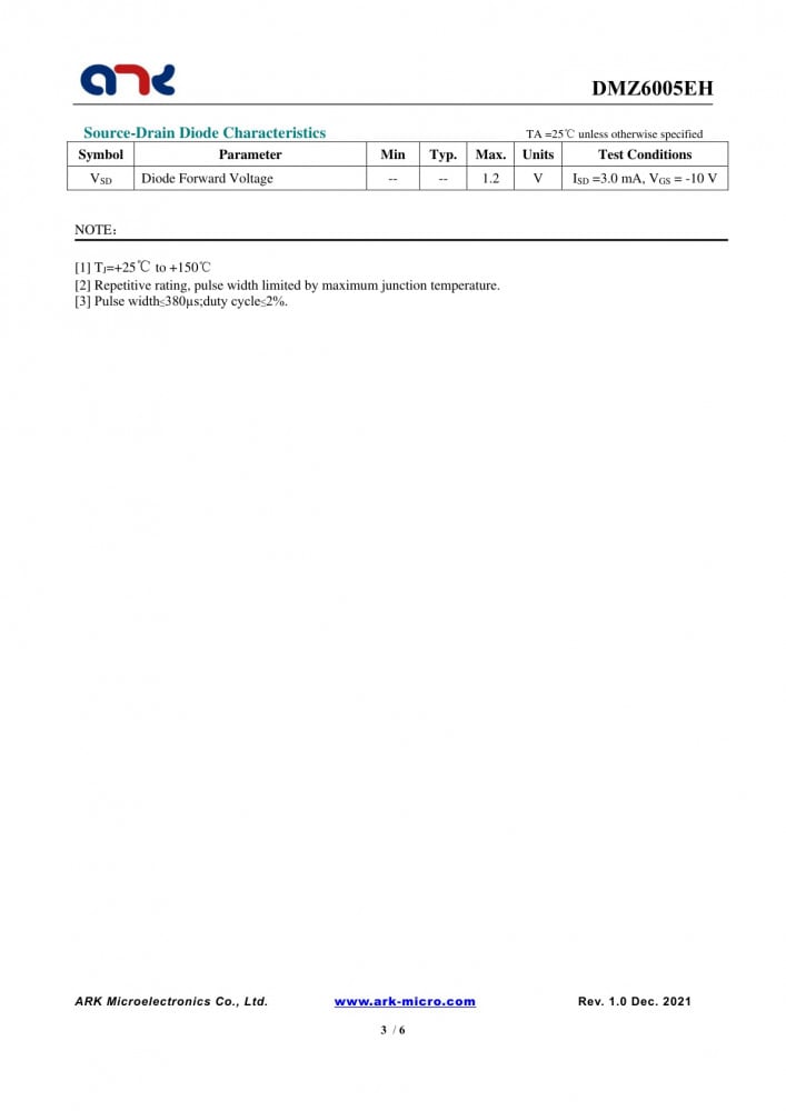 DMZ6005EH datasheet page 3