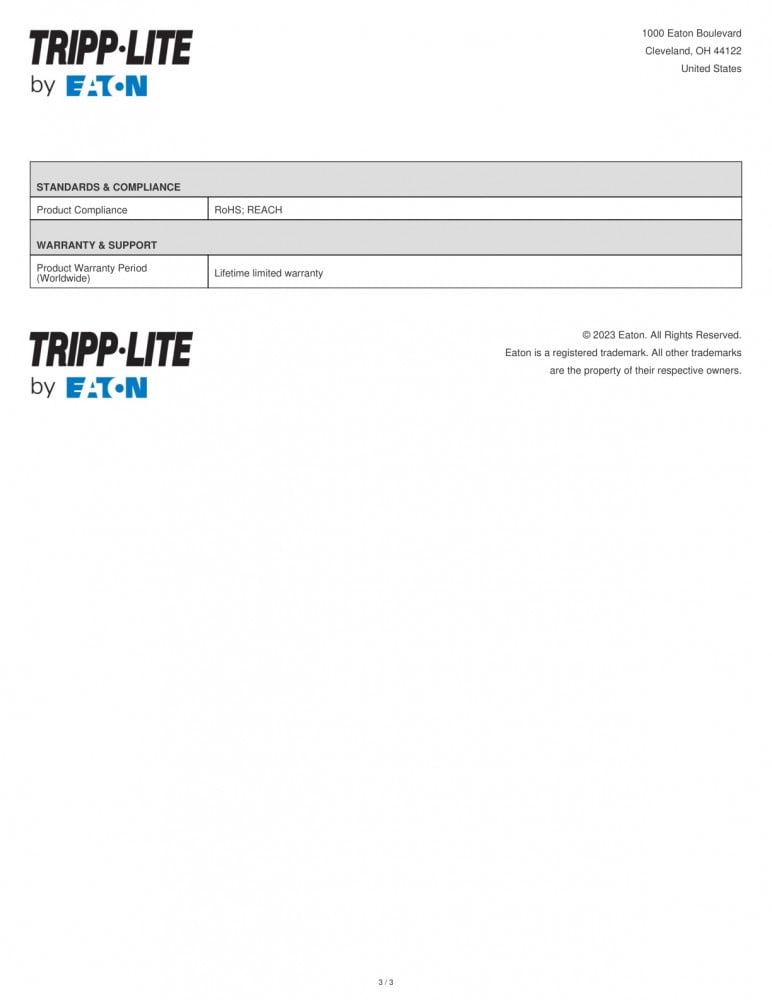 U040-02M-C-RA technical document page 3