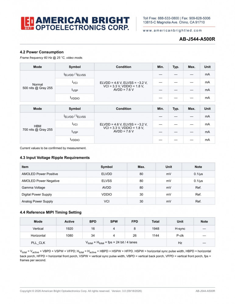 AB-J544-A500R technical document page 4