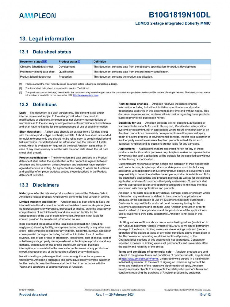 B10G1819N10DL datasheet page 10
