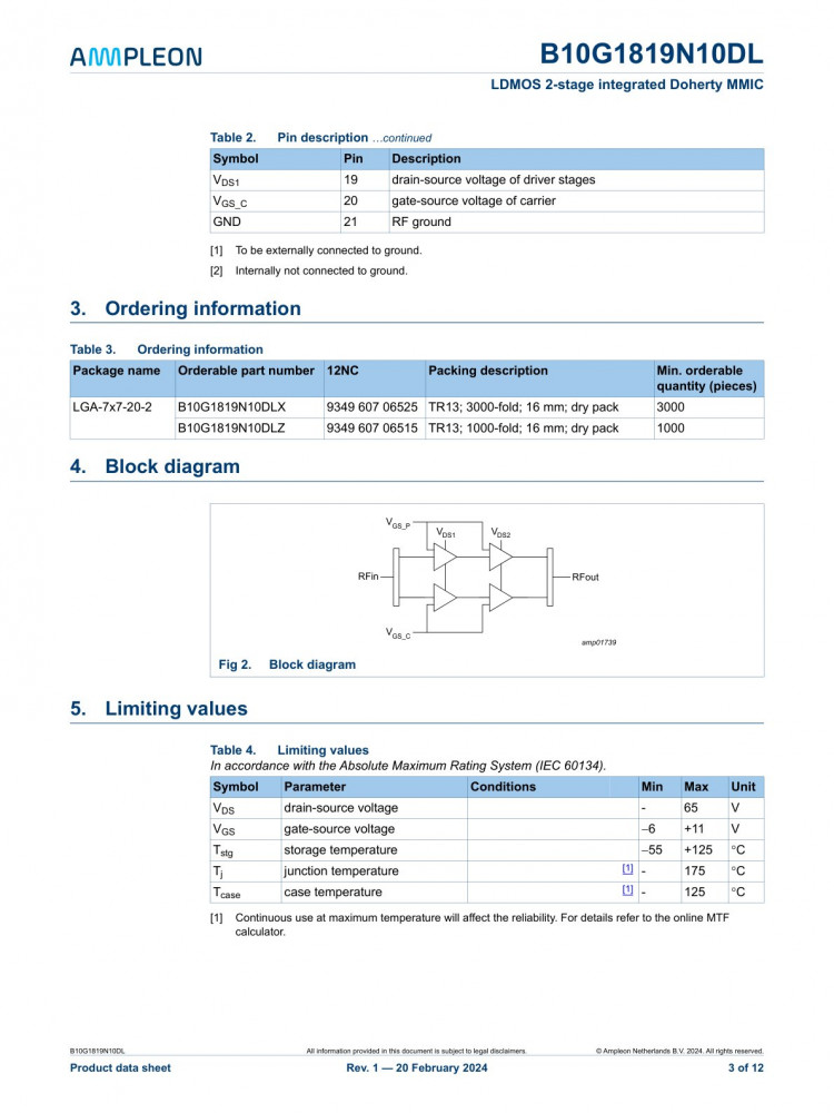 B10G1819N10DL datasheet page 3