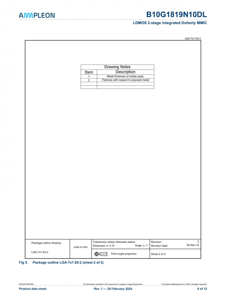 B10G1819N10DL datasheet page 8