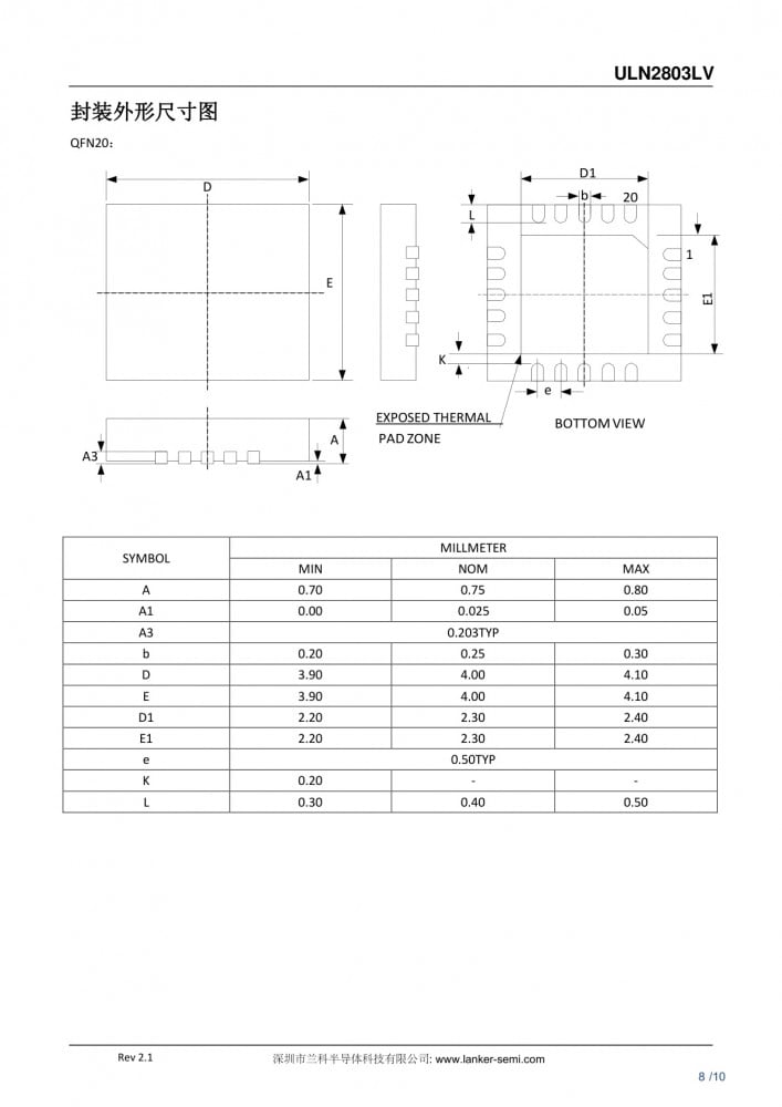 ULN2803LVS datasheet page 8