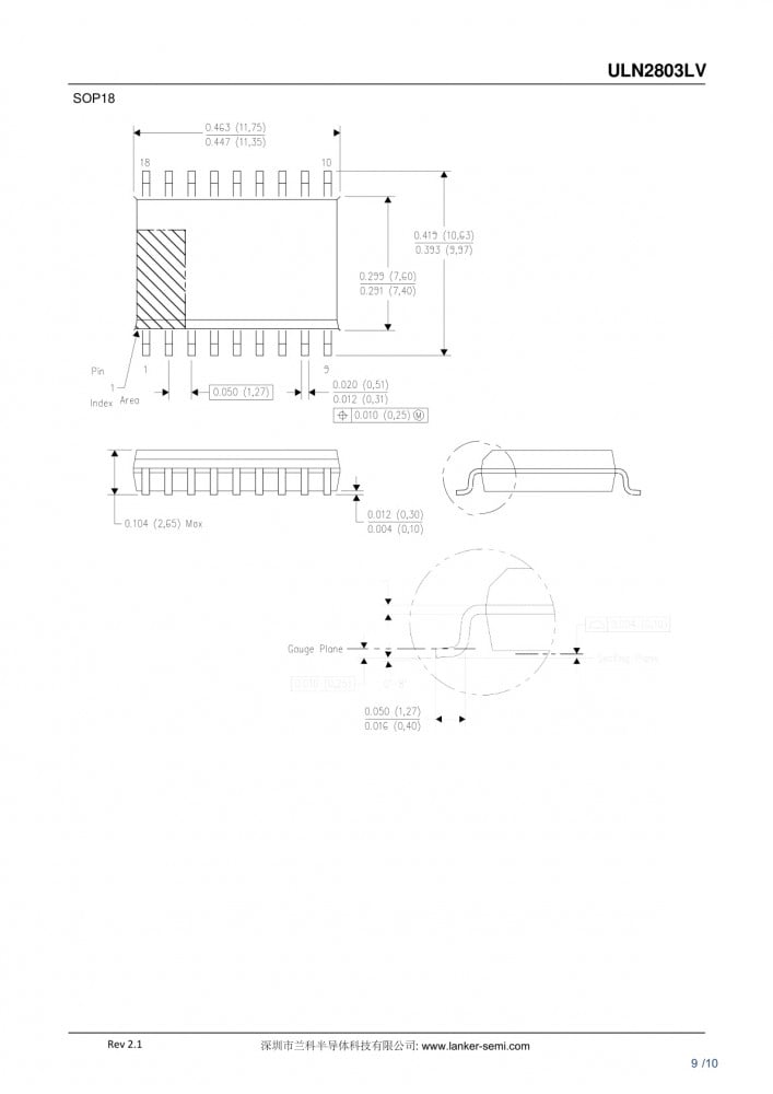 ULN2803LVS datasheet page 9