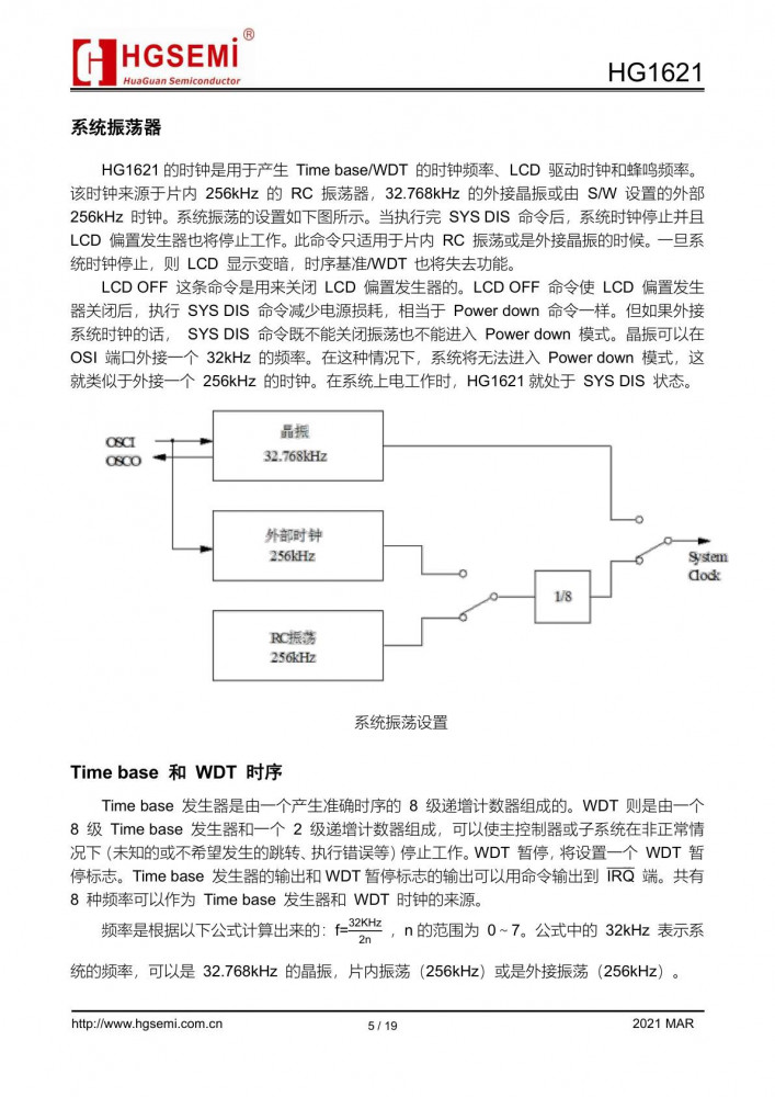 HG1621 technical document page 5