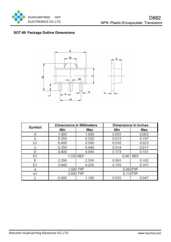 D882 datasheet page 4