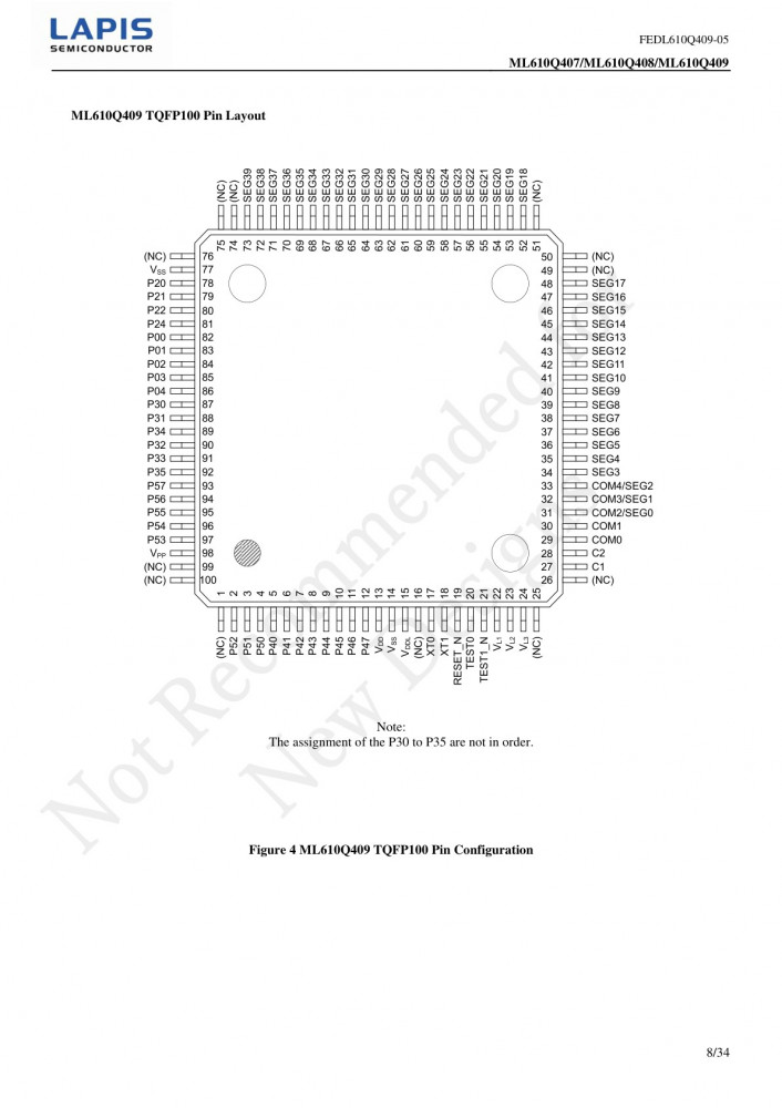ML610Q408P technical document page 9