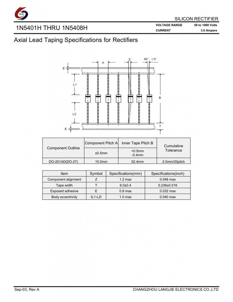 1N5408H datasheet page 3