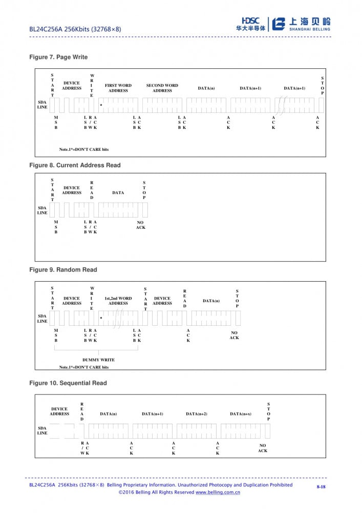 BL24C256A-PARC datasheet page 8