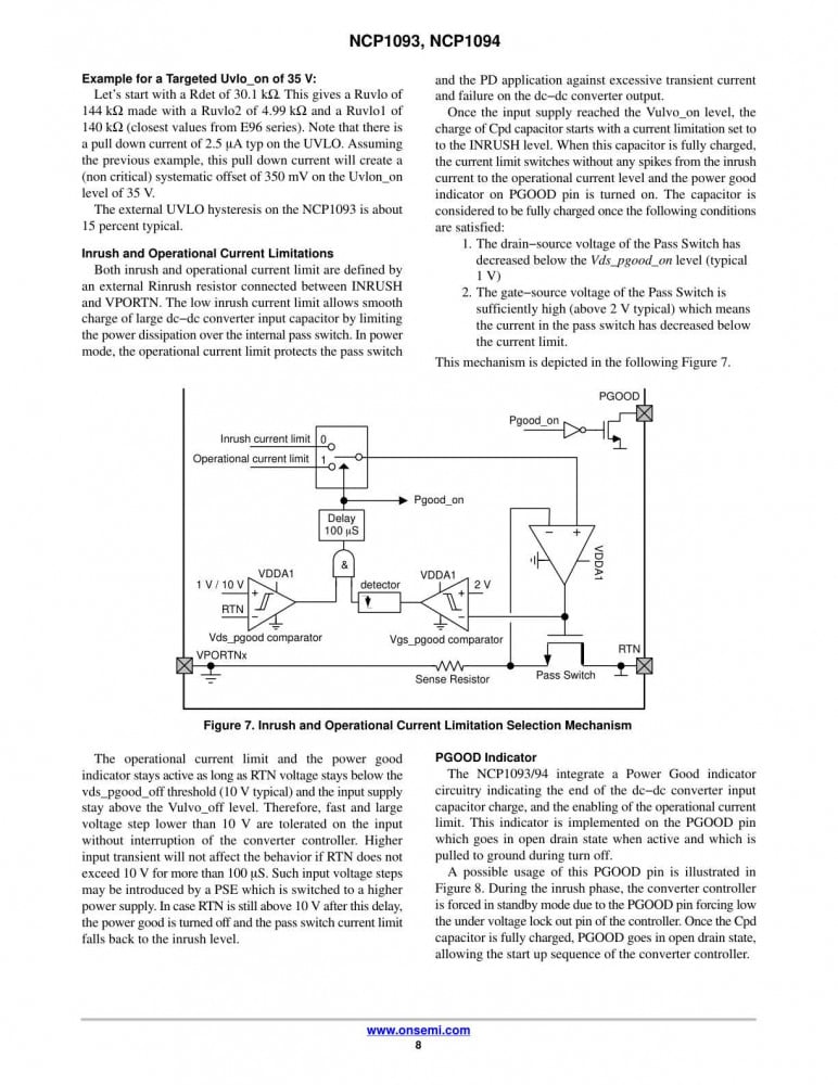 NCP1094 technical document page 8