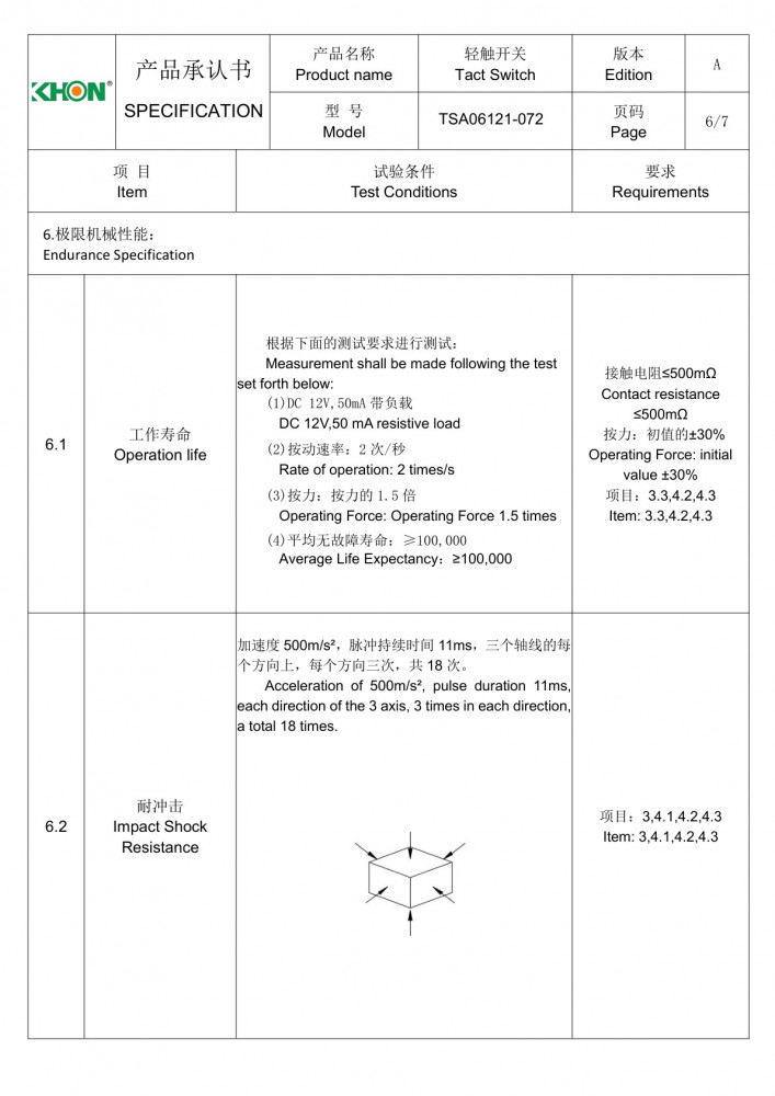 Khon specification page 7