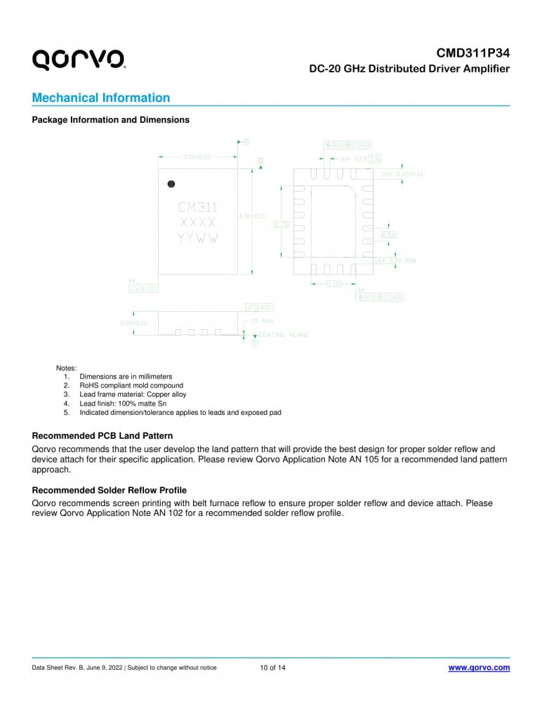 CMD311P34 technical document page 10